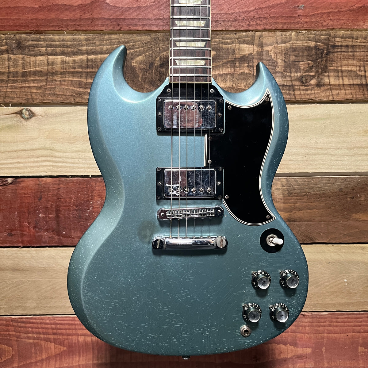 Gibson SG Standard 1965 - Pelham Blue Re-Finish – MotoMusic