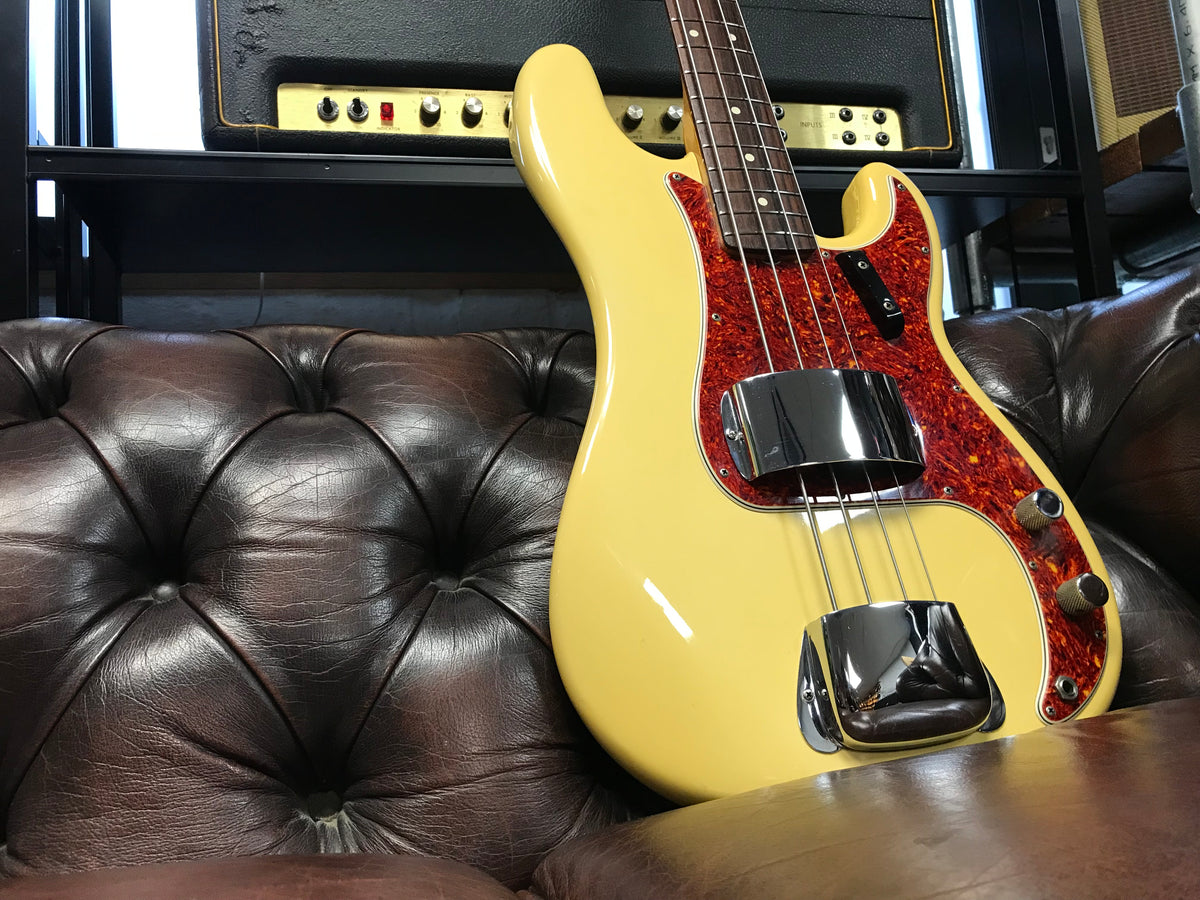 Fender 62' Re-Issue Precision Bass Fullerton Factory 1983 - Olympic Wh ...