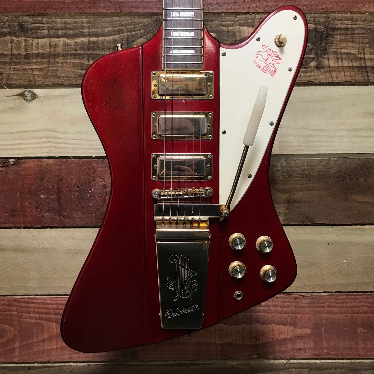 Epiphone '63 Firebird VII Burgandy Red 2001 – MotoMusic