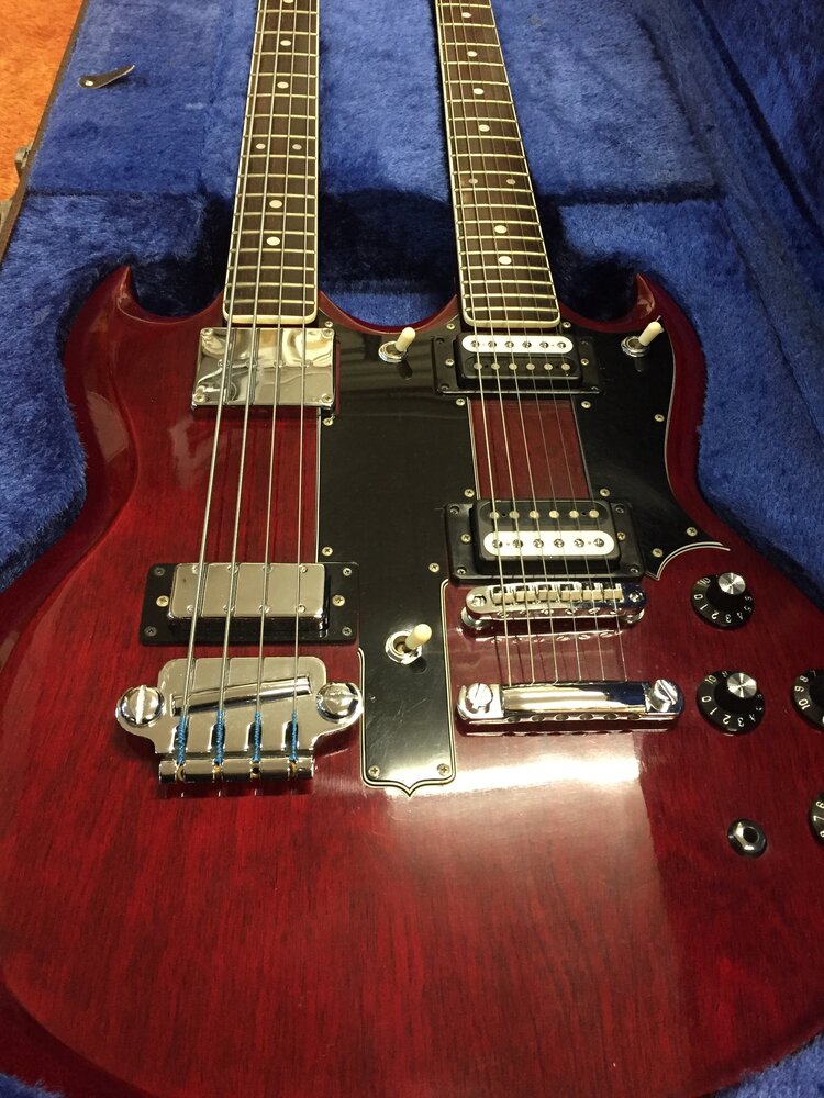 Ibanez "lawsuit" Model 2404 Twin neck 6 string 4 made in Japan in 1973 ...