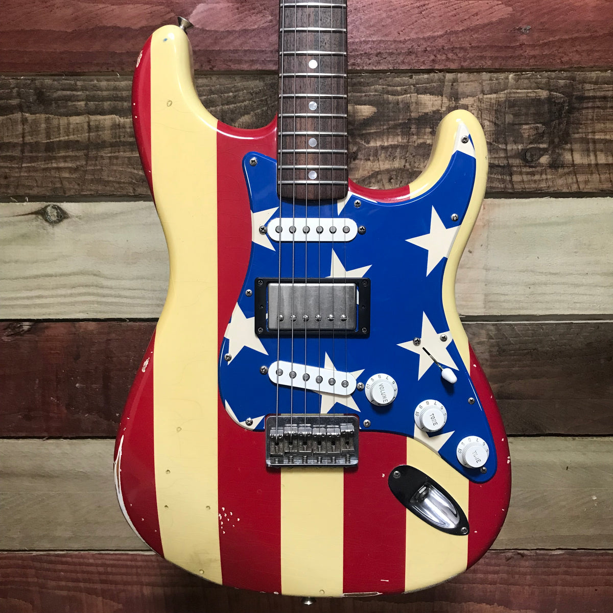 Fender Wayne Kramer Artist Series Signature Stratocaster Stars & Strip ...
