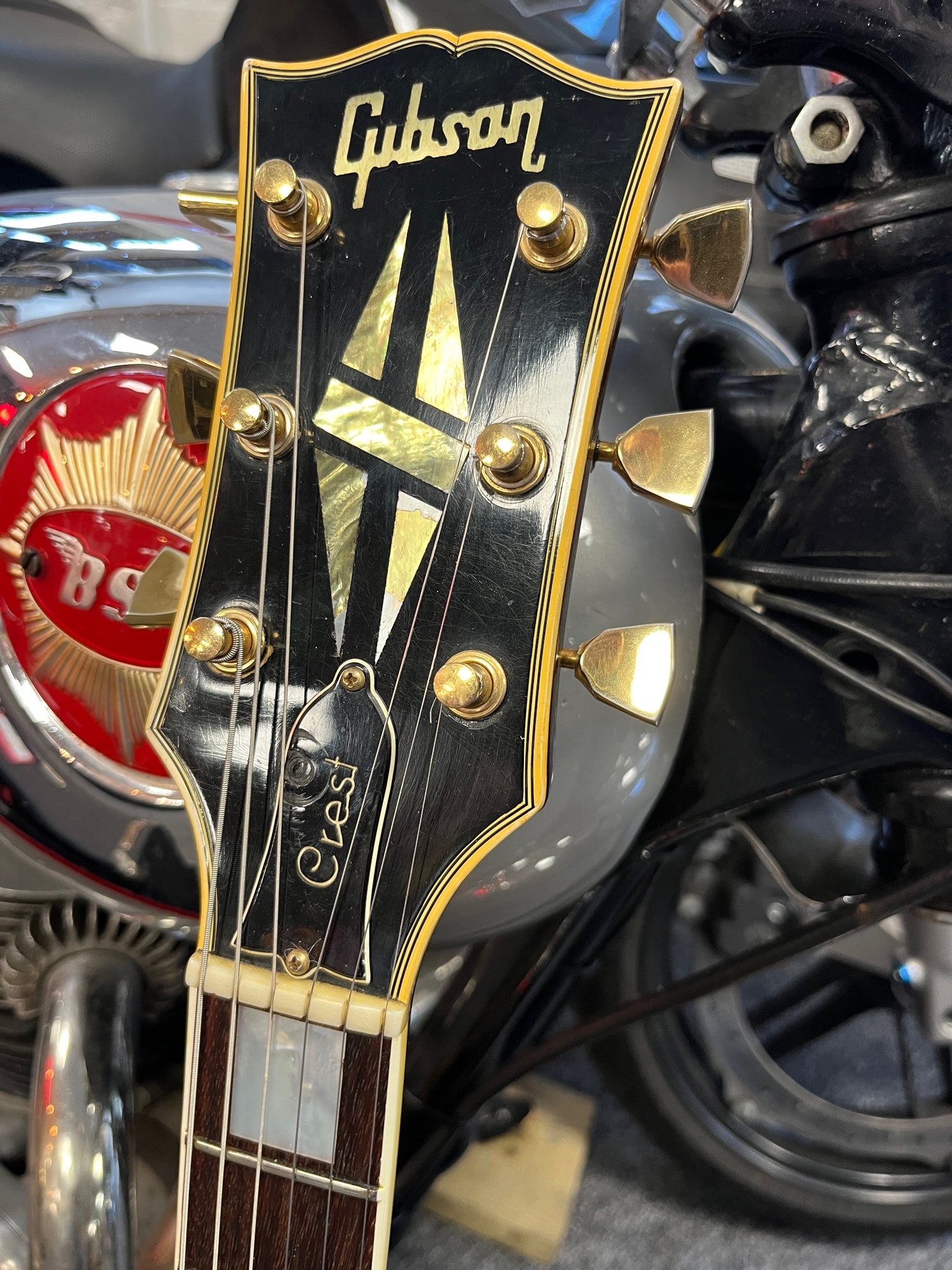 Gibson Crest "Gold" Thinline Brazilian Rosewood 1969 – MotoMusic