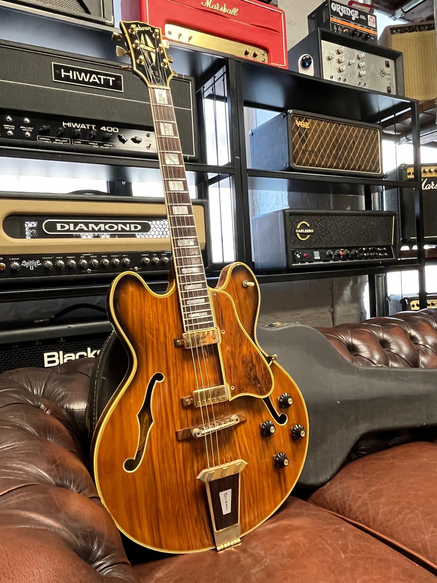 Gibson Crest "Gold" Thinline Brazilian Rosewood 1969 – MotoMusic