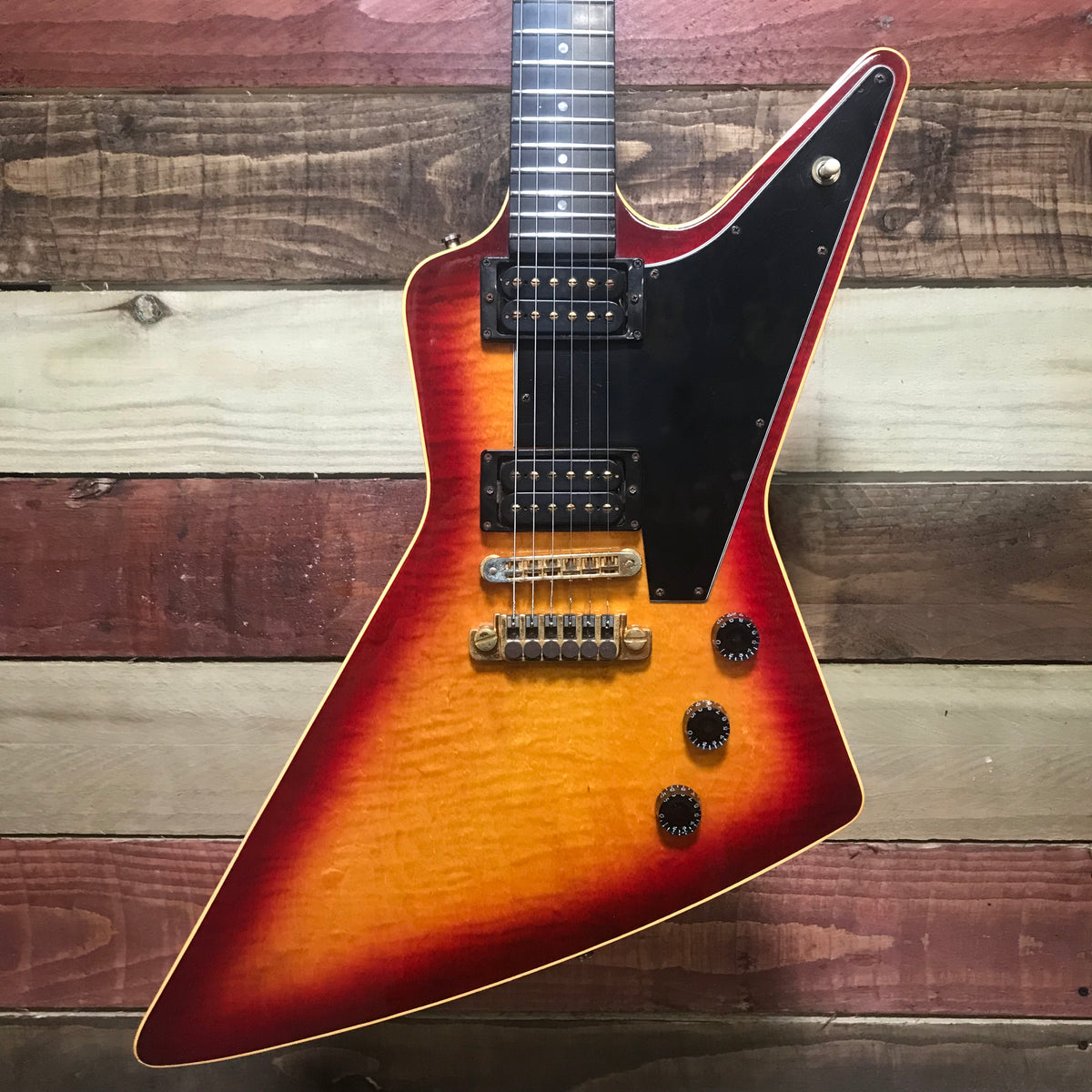 Gibson The Explorer CMT with TP-6 Tailpiece and Bound Curly Maple Top ...