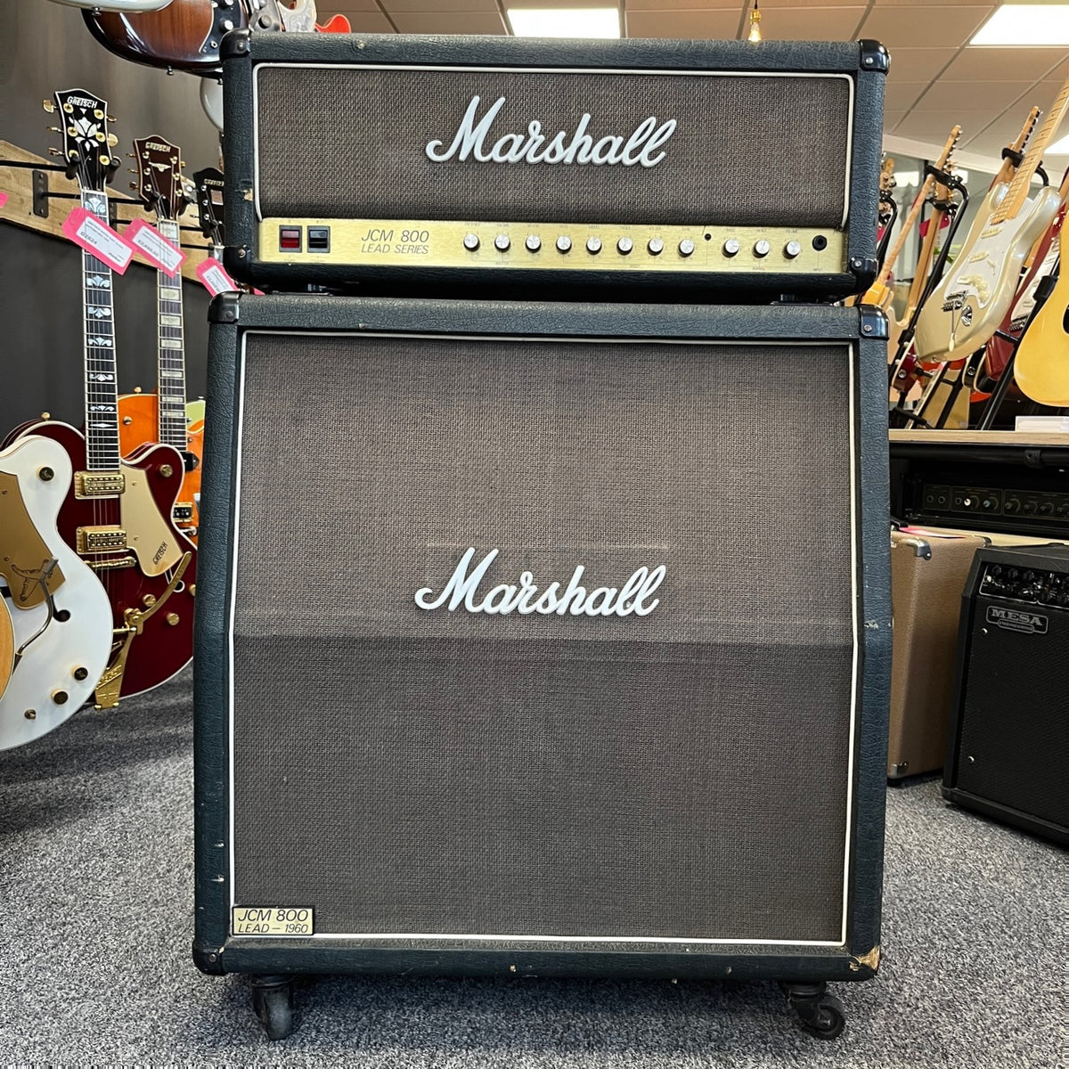 Marshall JCM 800 Lead Series 50-Watt Master Volume Half Stack 1985 ...