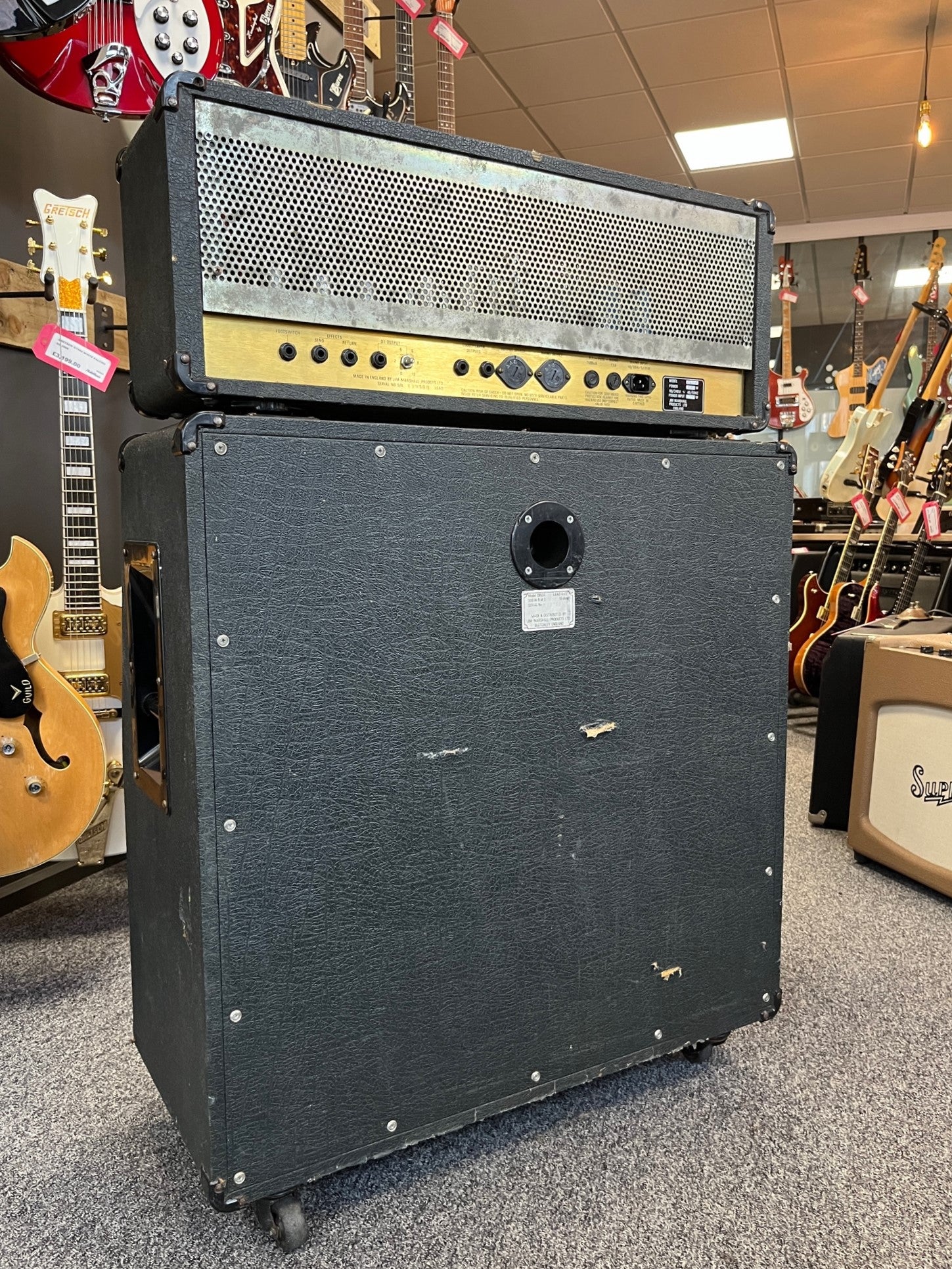 Marshall JCM 800 Lead Series 50-Watt Master Volume Half Stack 1985 ...