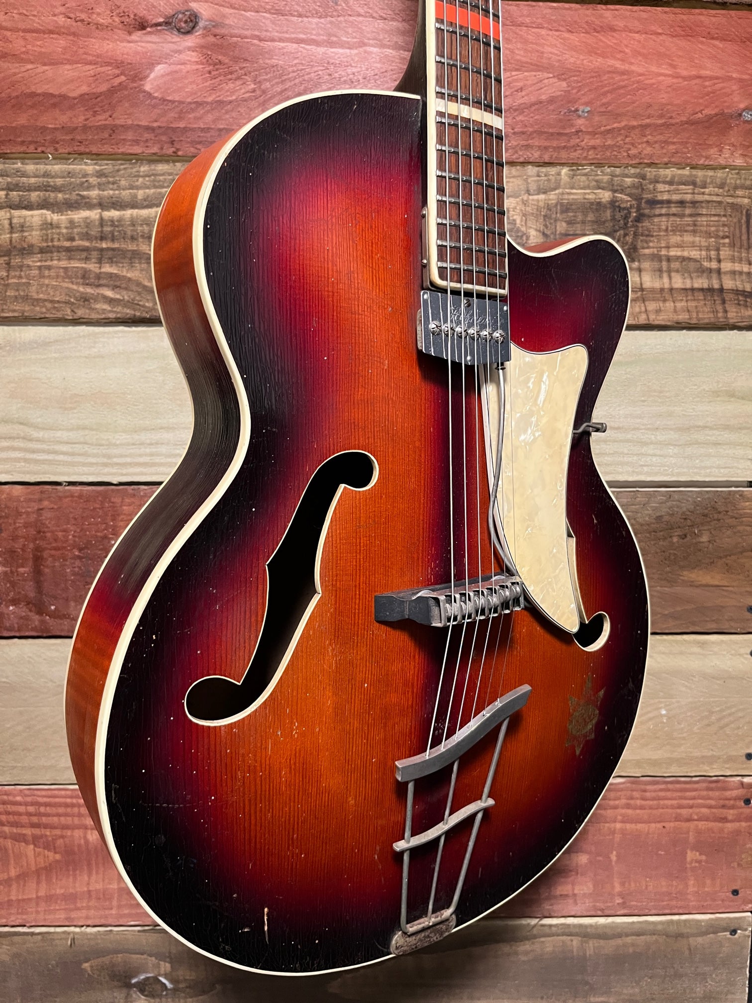 Hoyer Esquire Model 19 1956 - Sunburst – MotoMusic