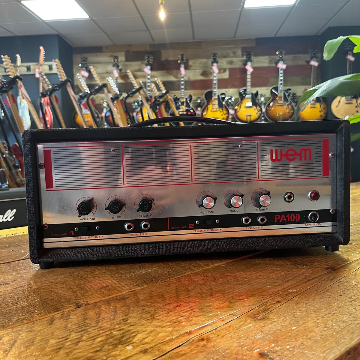 WEM PA-100 Amp Head 1970's – MotoMusic