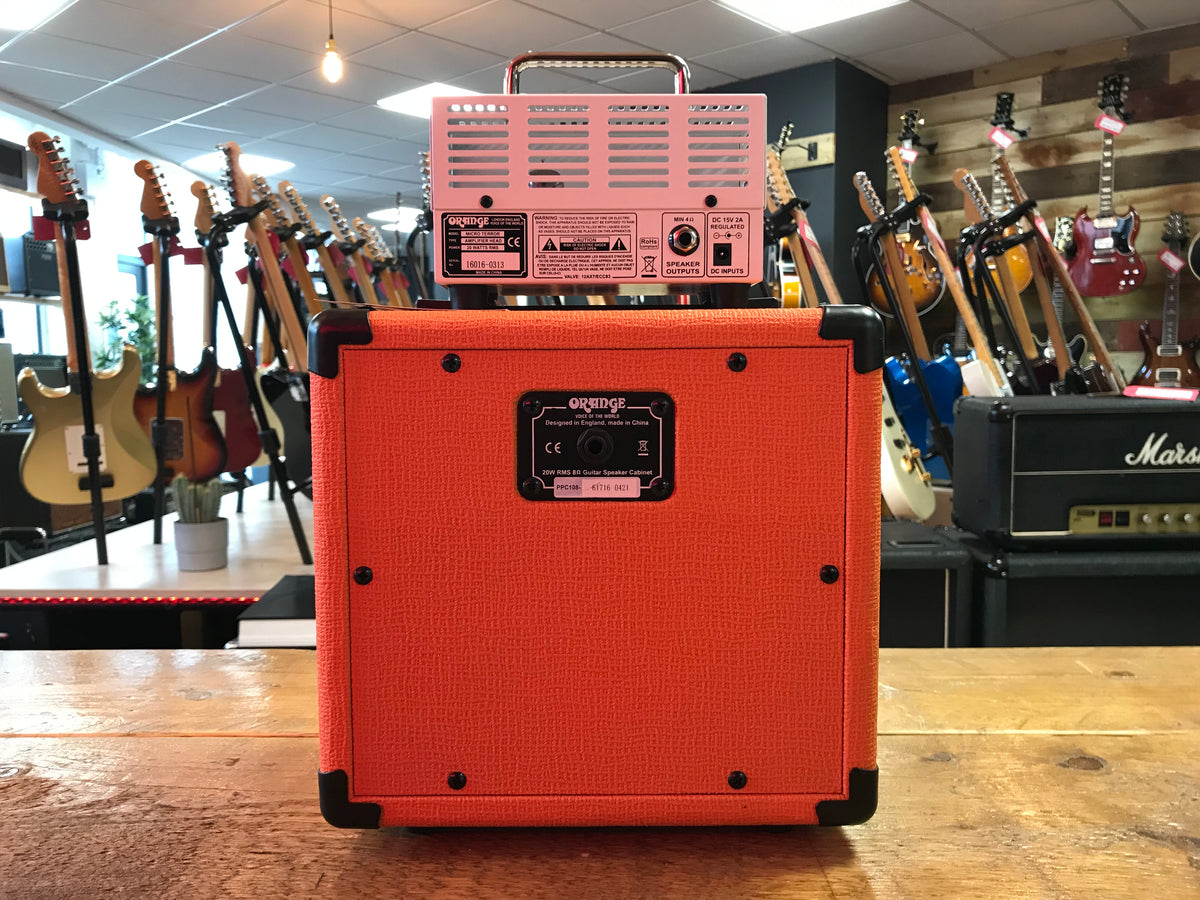 Orange Micro Terror 20w Head & 1x8" Cabinet (Micro Stack!) – MotoMusic