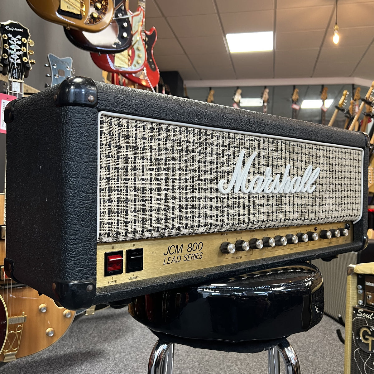 Marshall JCM 800 Lead Series Model 2205 2-Channel 50-Watt Head 1988 ...