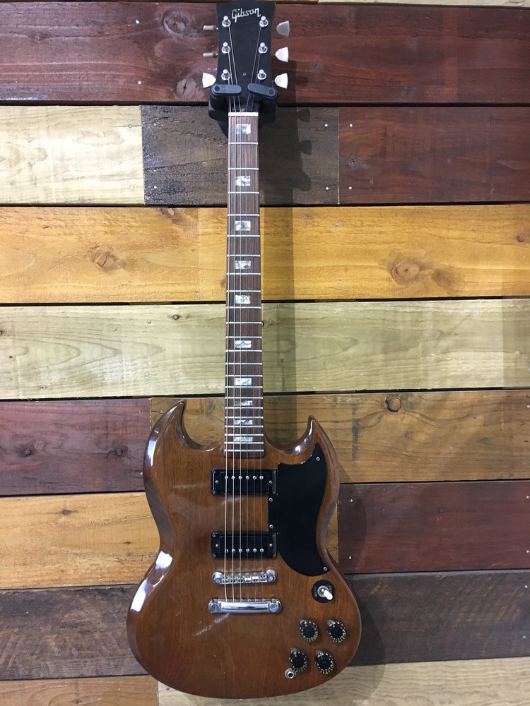 Gibson SG Special Block inlay mini humbucker Walnut 1975 – MotoMusic