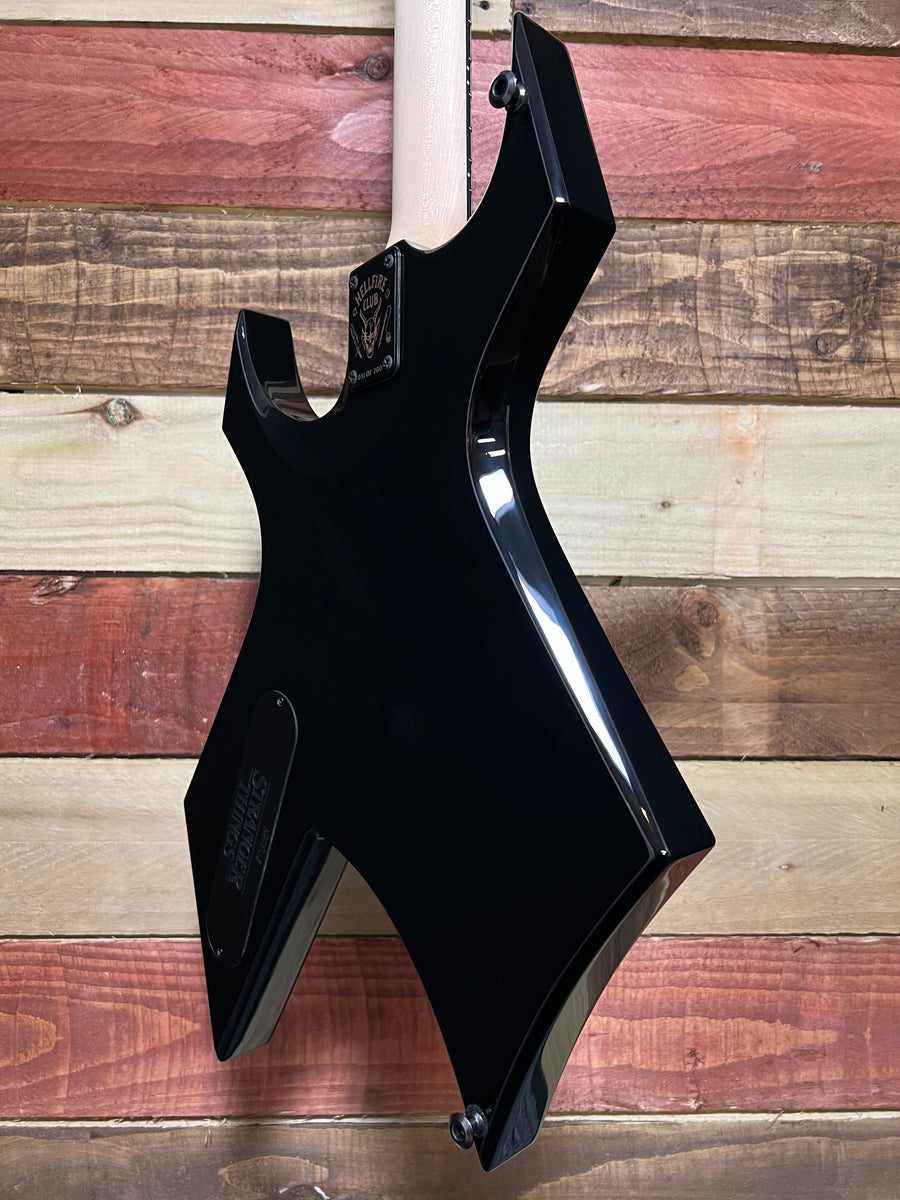 B.C. Rich Stranger Things “Eddie's” NJ Warlock Black 2022 – MotoMusic