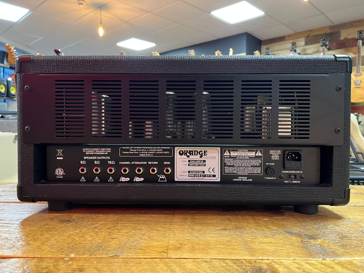 Orange DD50 Dual Dark 50 Head – MotoMusic