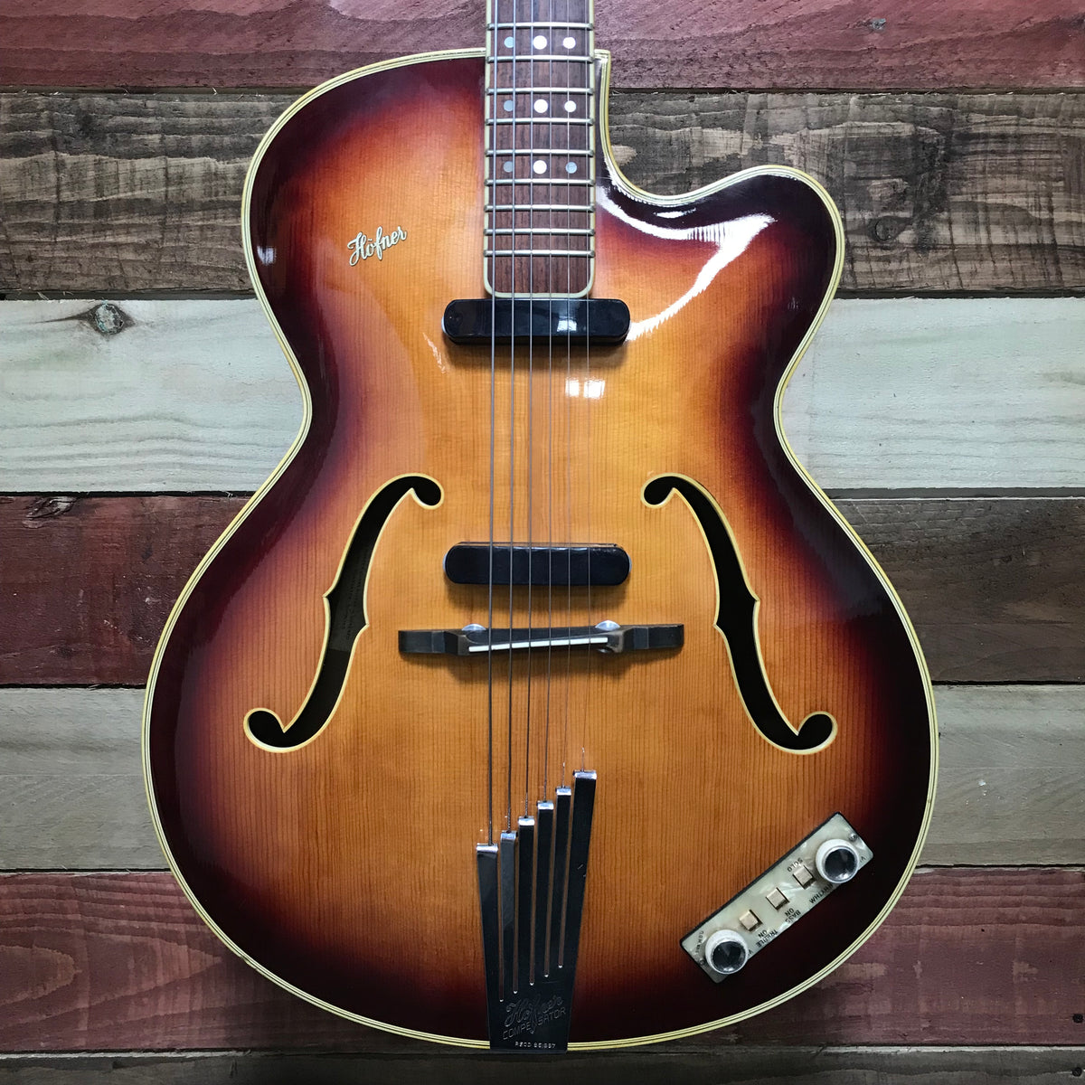 Hofner President Model 457 Brunette 1958 – MotoMusic
