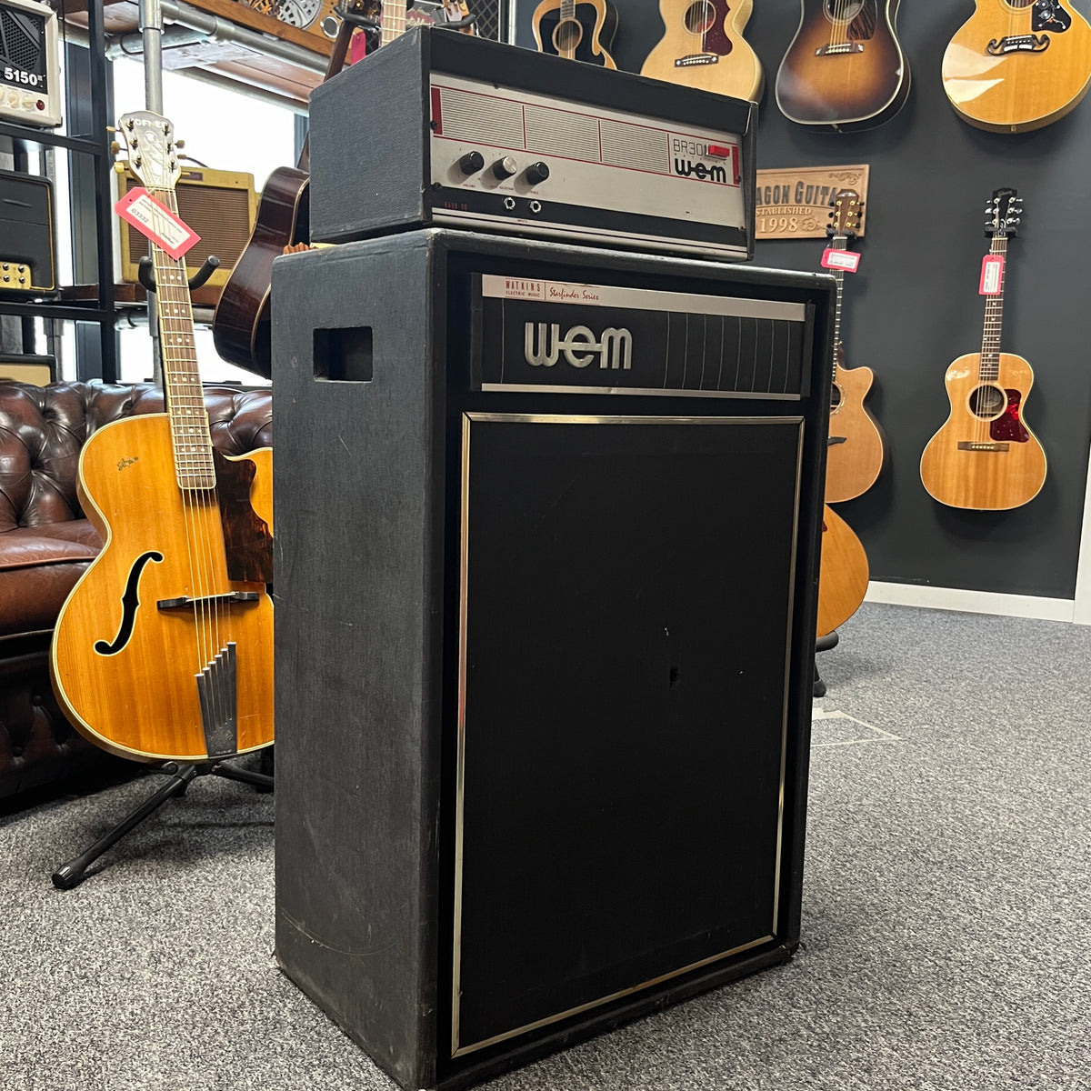 WEM BR-30 Head and Starfinder 118 Speaker Cabinet – MotoMusic