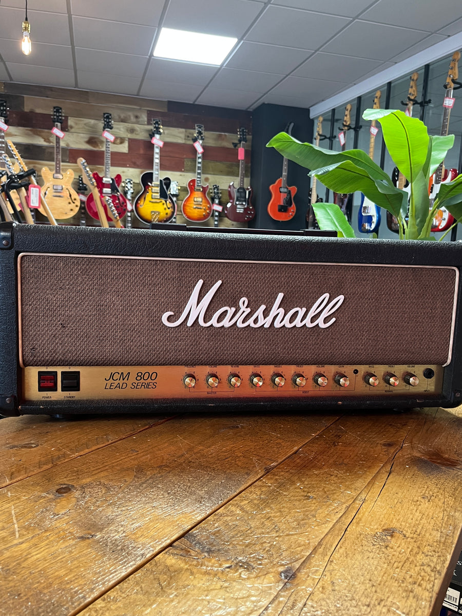 Marshall JCM 800 Lead Series Model 2205 Wicker Front 50-Watt Head 1985 ...