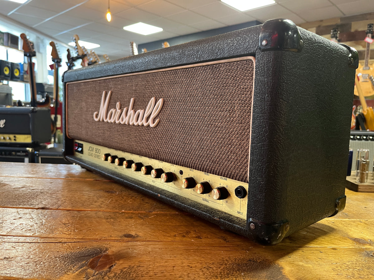 Marshall JCM 800 Lead Series Model 2205 Wicker Front 50-Watt Head 1985 ...