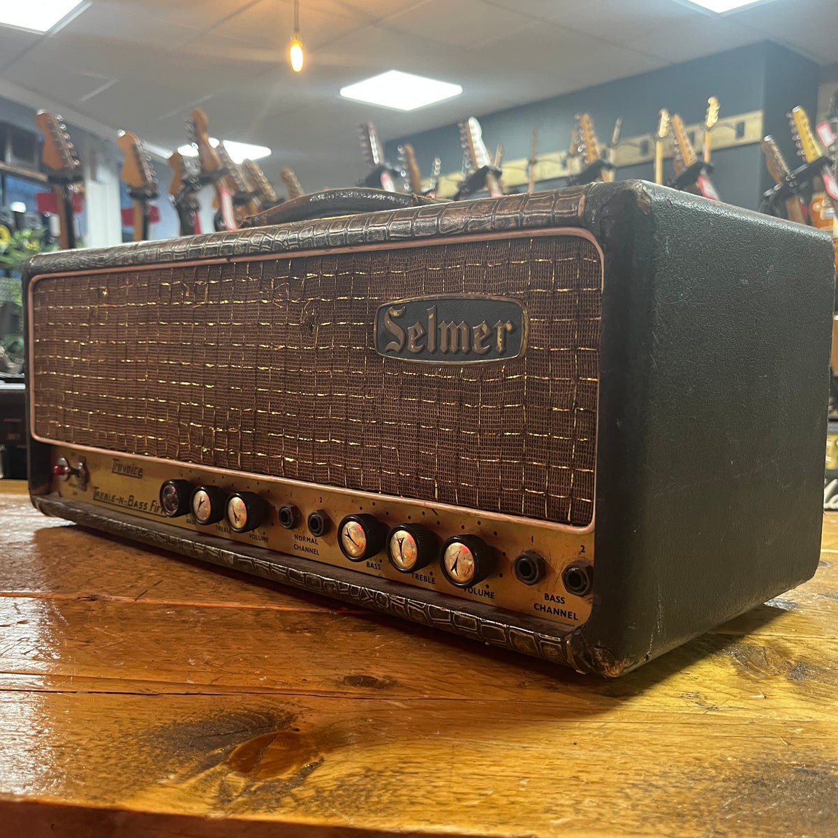 Selmer Truvoice Treble N Bass 50 Fifty Valve Amplifier Head 1960's ...