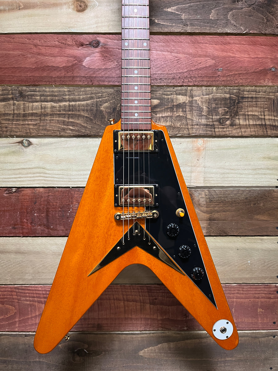 Epiphone Joe Bonamassa Signature '58 "Amos" Korina Flying V 2018 - Kor ...