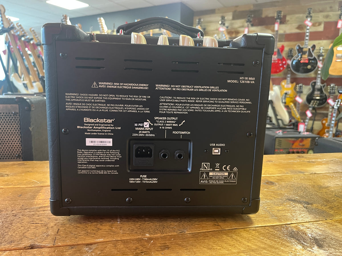 Blackstar HT-1R MKII 1-Watt 1x8" Guitar Combo with Reverb 2021 Black ...