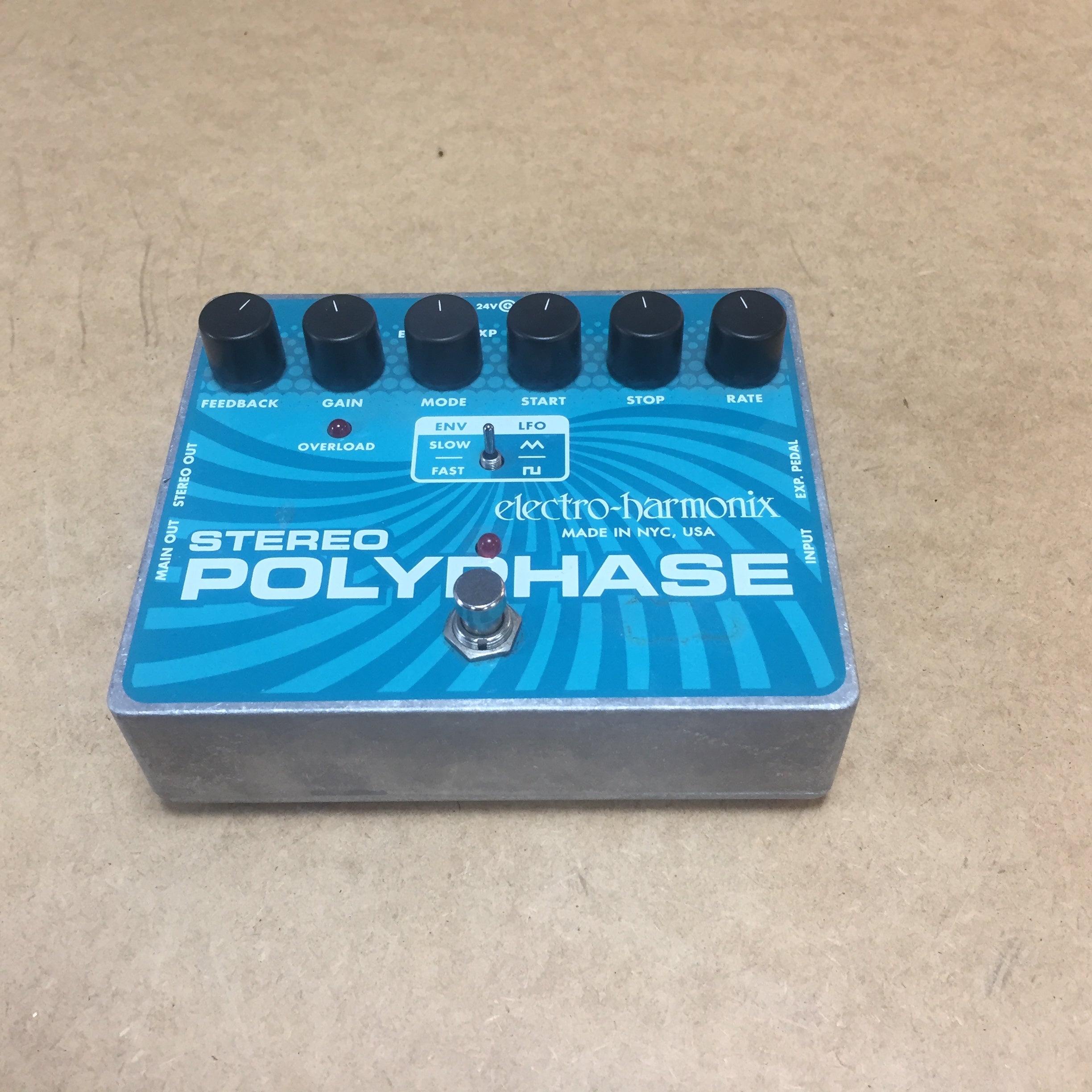 Electro-Harmonix Stereo Polyphase Optical Phase Shifter Pedal – MotoMusic