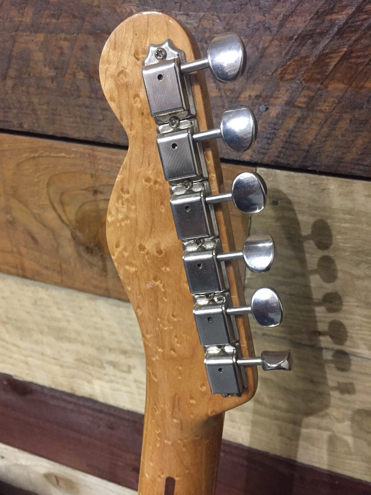 Dearnley Taff Delta Solid Body Birdseye Maple Neck Olympic White ...