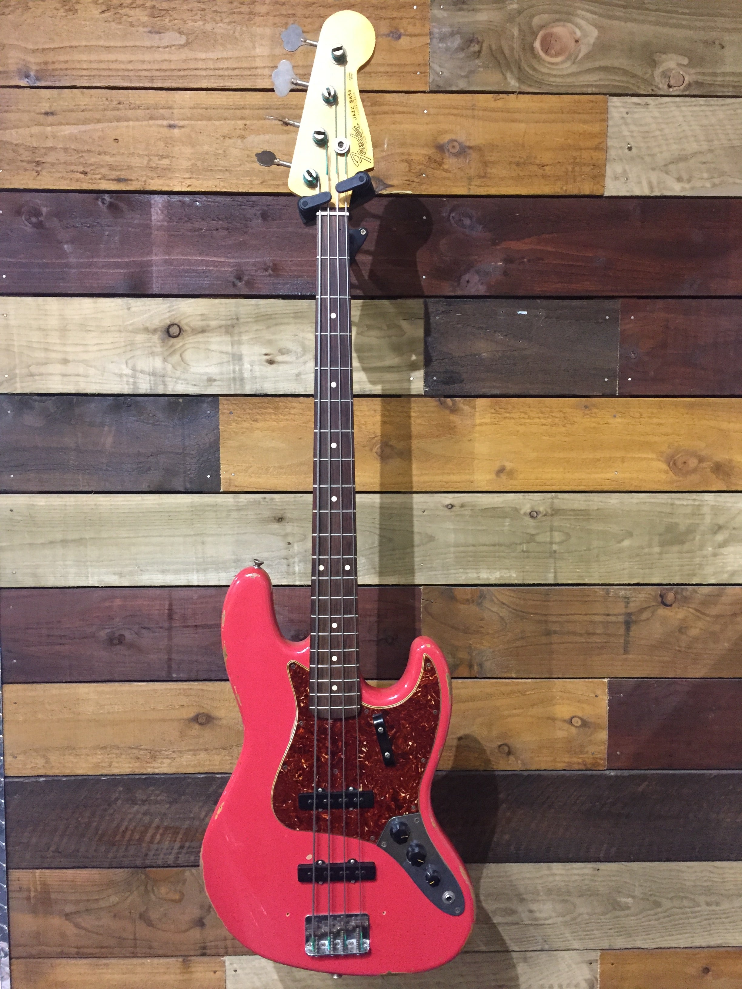 Fender Jazz Bass Custom Shop Relic Fiesta Red 2015 – MotoMusic