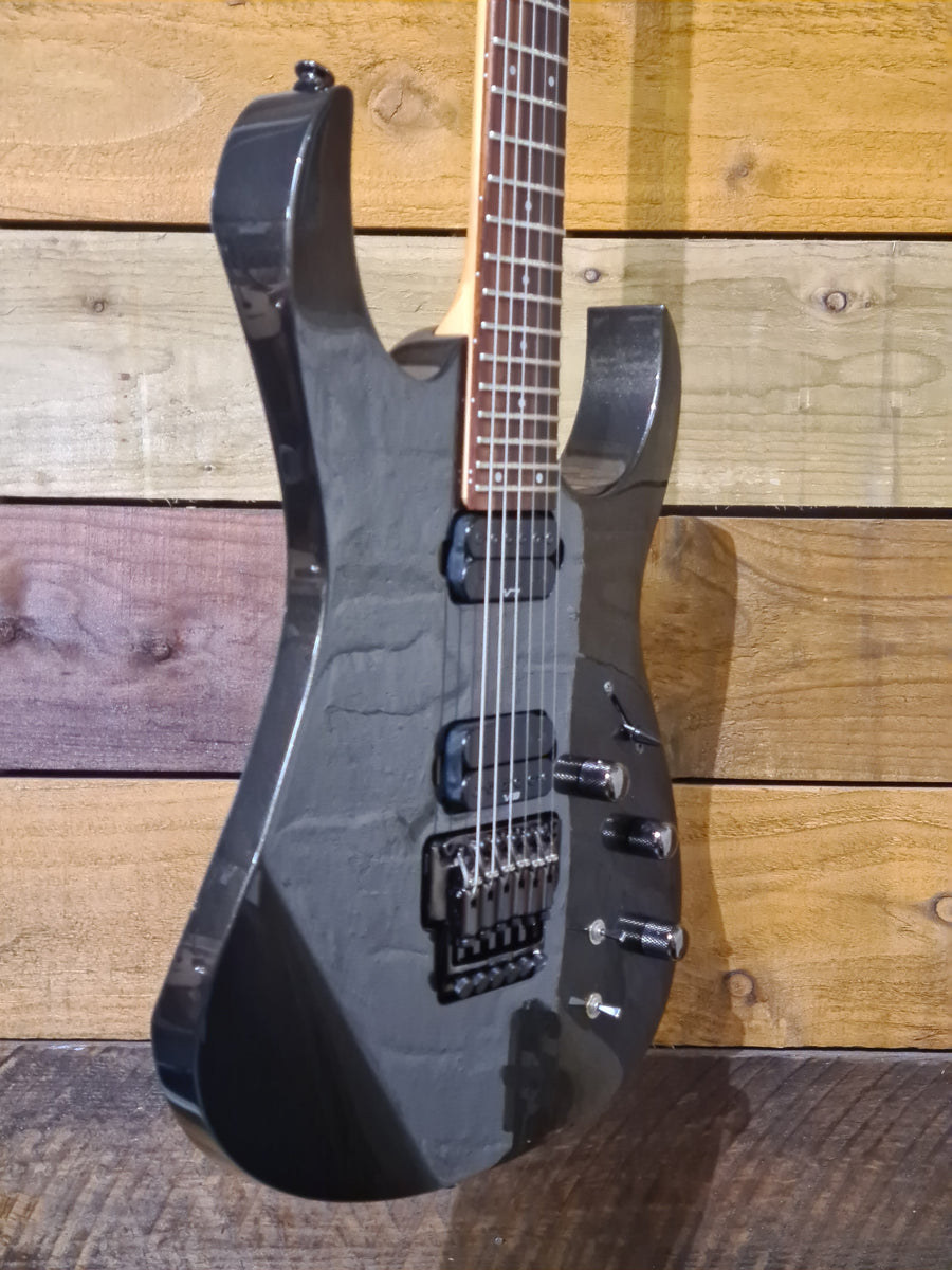 Ibanez RG1520G-BP Piezo/Roland GK ready Prestige MIJ 2018 Black Pearl ...