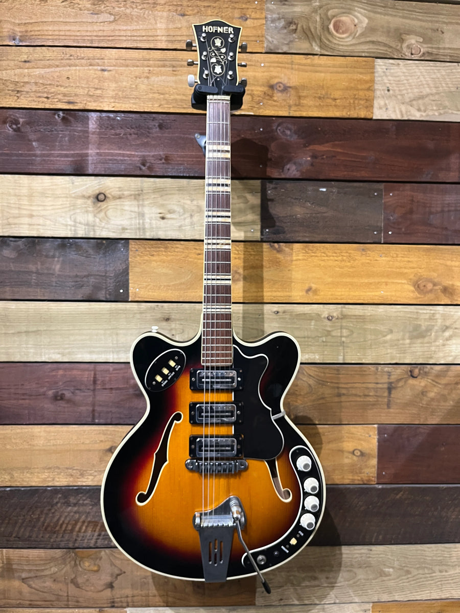 Hofner Verythin 4573 Sunburst 1960's With Case – MotoMusic