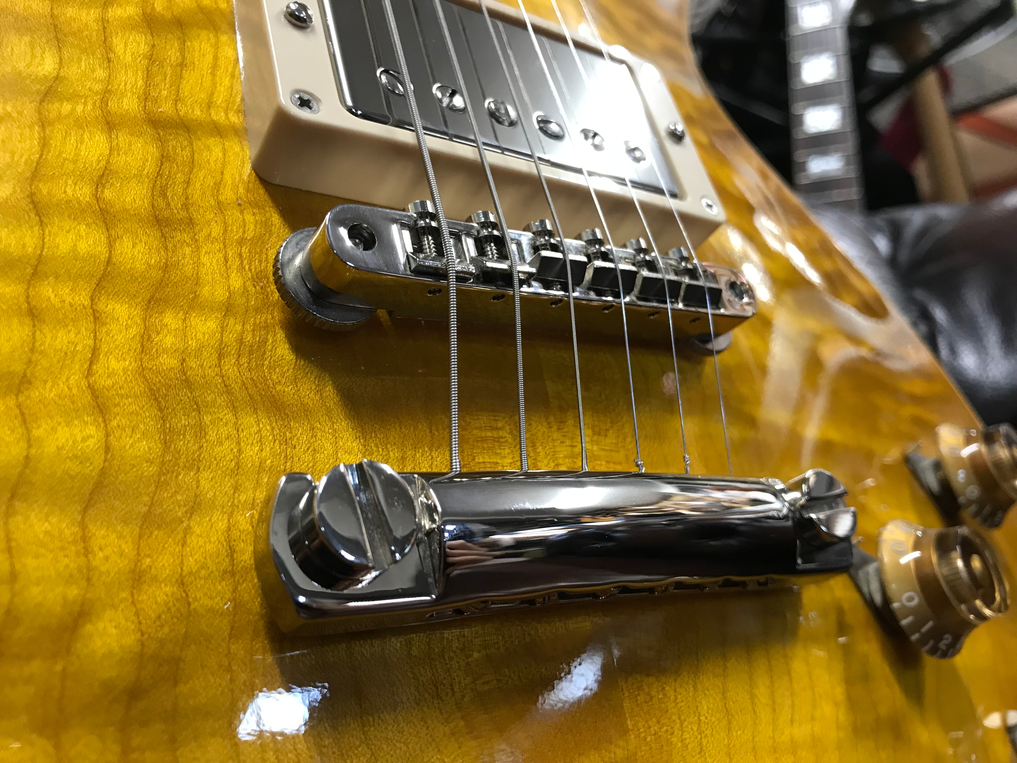 Gibson Custom Shop Les Paul R9 Lemonburst Quilt-top 2010 – MotoMusic