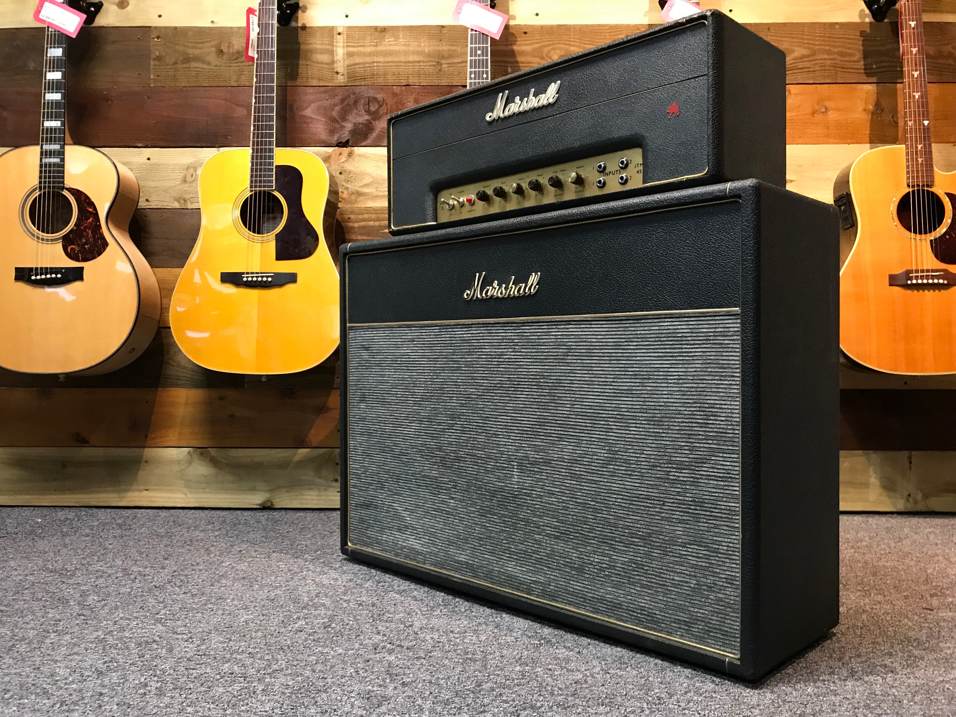 Marshall JTM-45 Head 1965 & Custom 2x12" Cab "Clapton Spec!" – MotoMusic