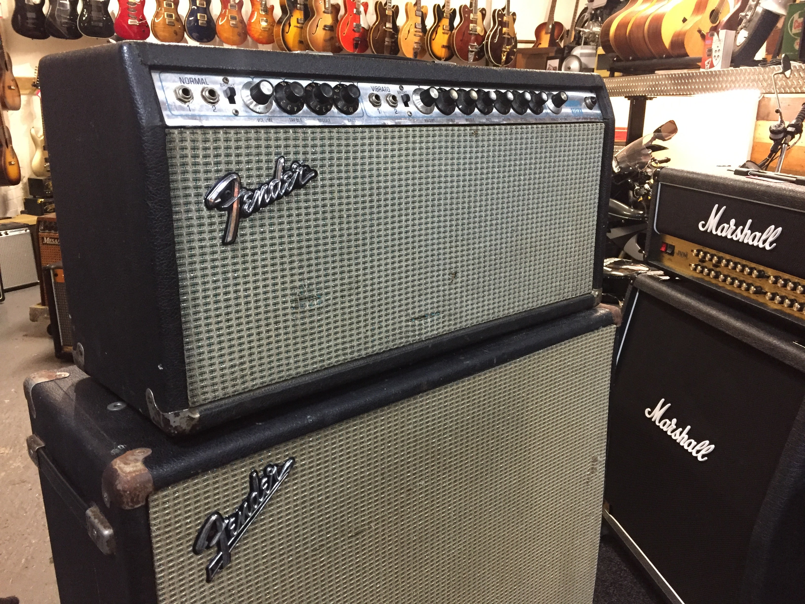 Fender Dual Showman Reverb Head and 2x12 Fender Cabinet 1976 – MotoMusic