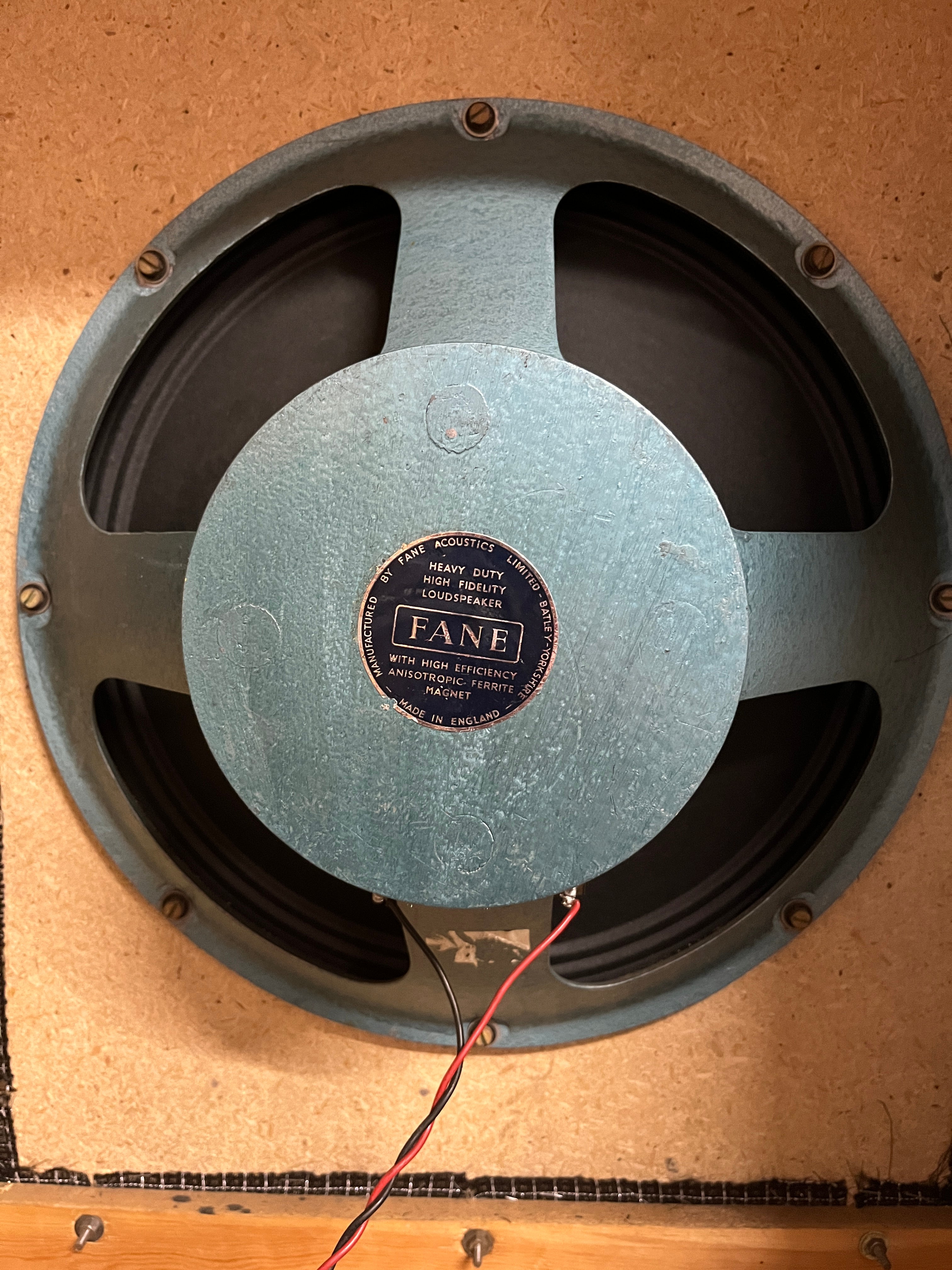 Selmer Goliath 100 watt 1x18 Fane Cabinet 1960's – MotoMusic