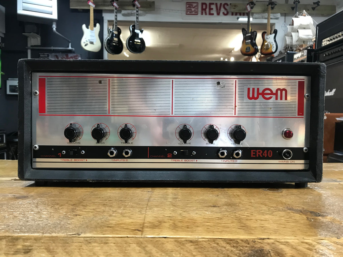 WEM ER-40 Amplifier Head 1960s – MotoMusic