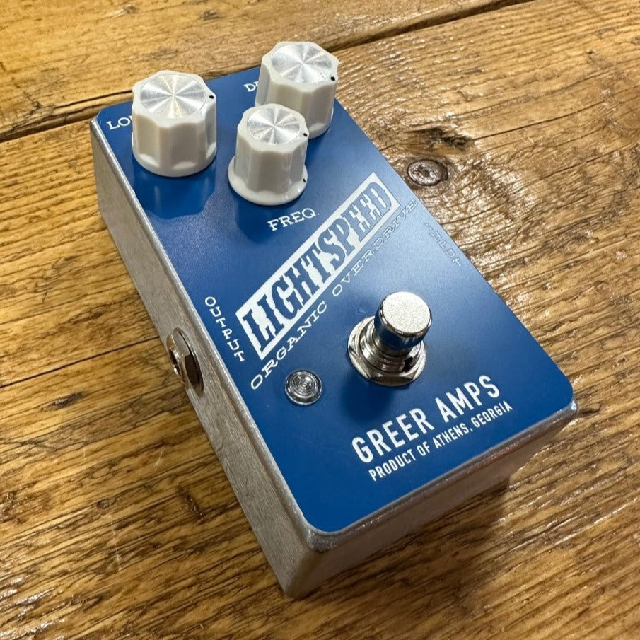 Greer Amps Lightspeed Organic Overdrive Pedal – MotoMusic